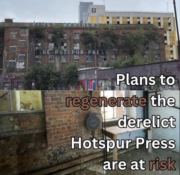 Some say the Hotspur Press is Manchester's oldest mill. Does it matter?